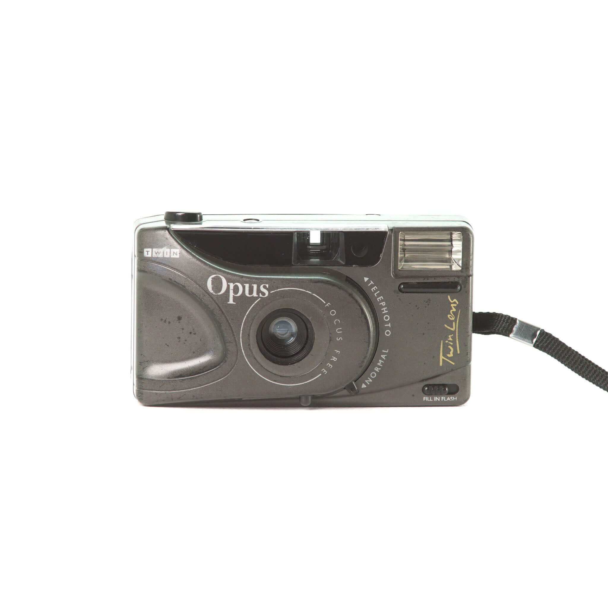 Opus Twin Lens – 90s film compact camera with rotating dual lens – BromureFilm