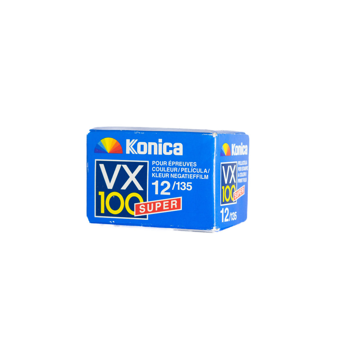 35mm Konica VX 100 Super 12-exposure film - expired – BromureFilm